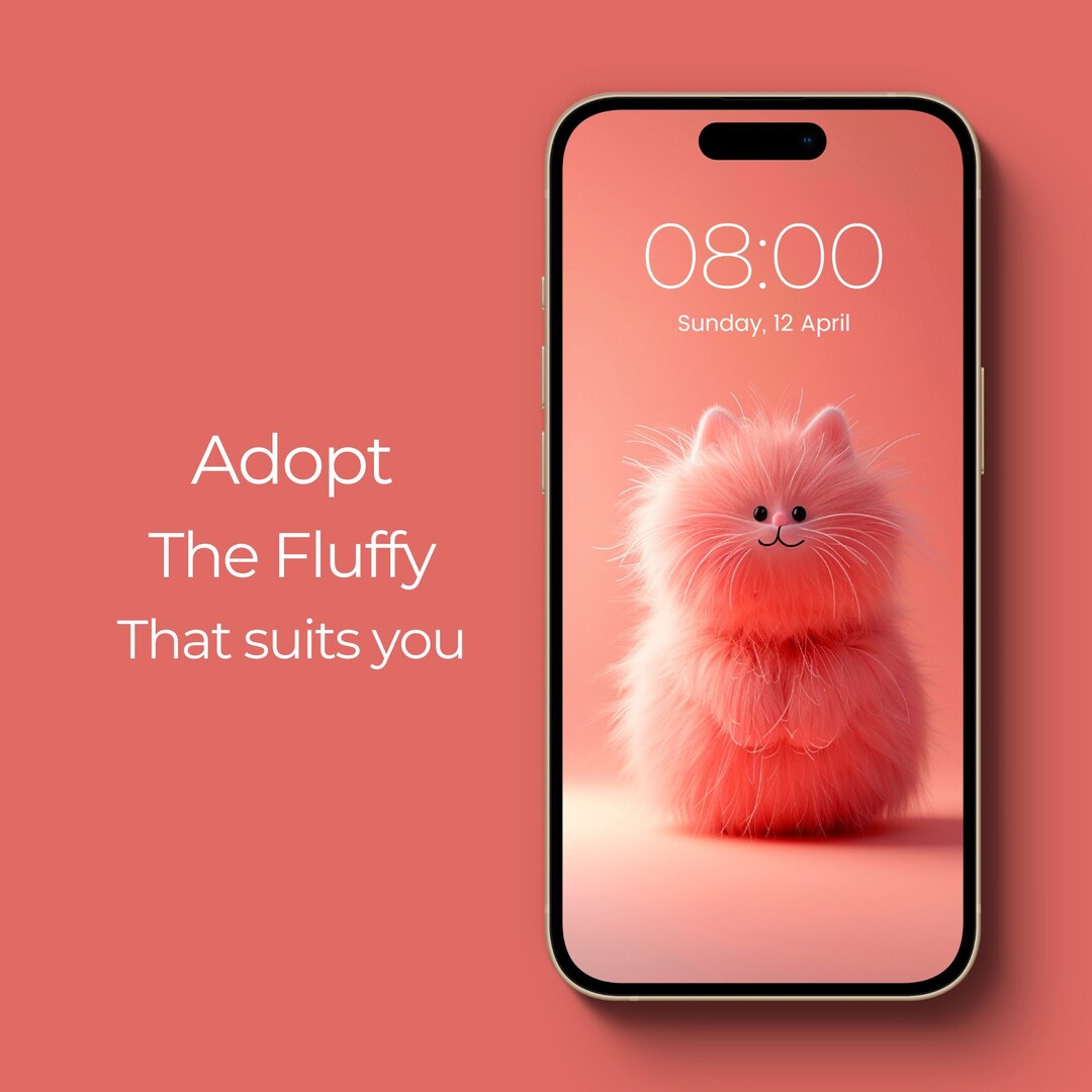 Fluffy Chauki Cute Cat Wallpapers, 3d Kawai Wallpapers iPhone 15 ...