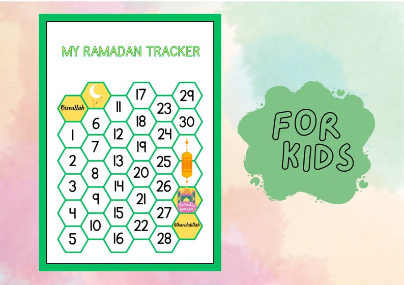 Ramadan Tracker, Ramadan Mubarak, Ramadan Printable Kids, Reward Chart ...