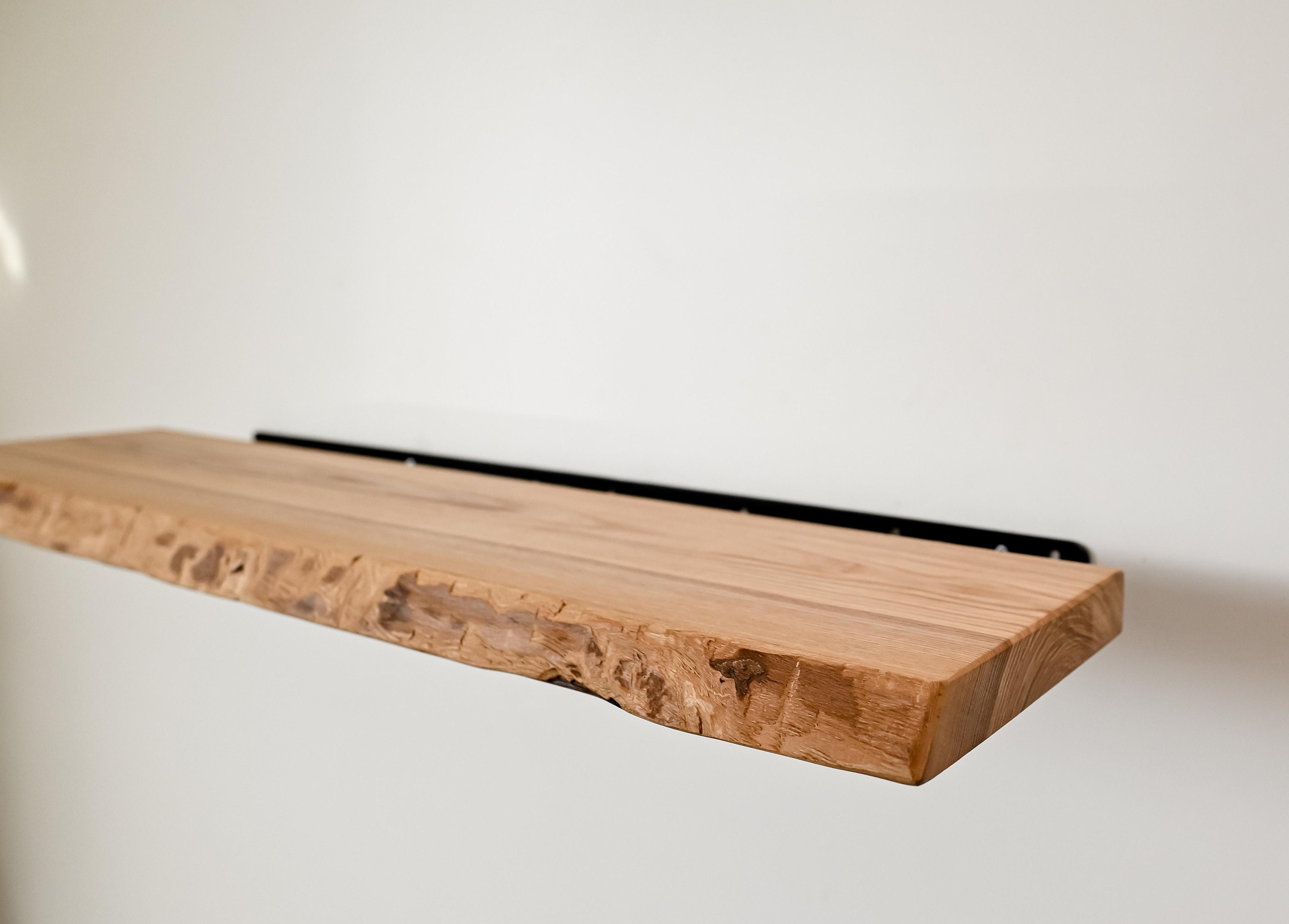 Ash Floating Shelves, Custom Wood Shelves, Wooden Shelves, Rustic ...