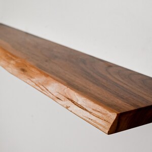 Walnut Floating Shelves, Kitchen Shelves, Long Book Shelves, Bathroom ...