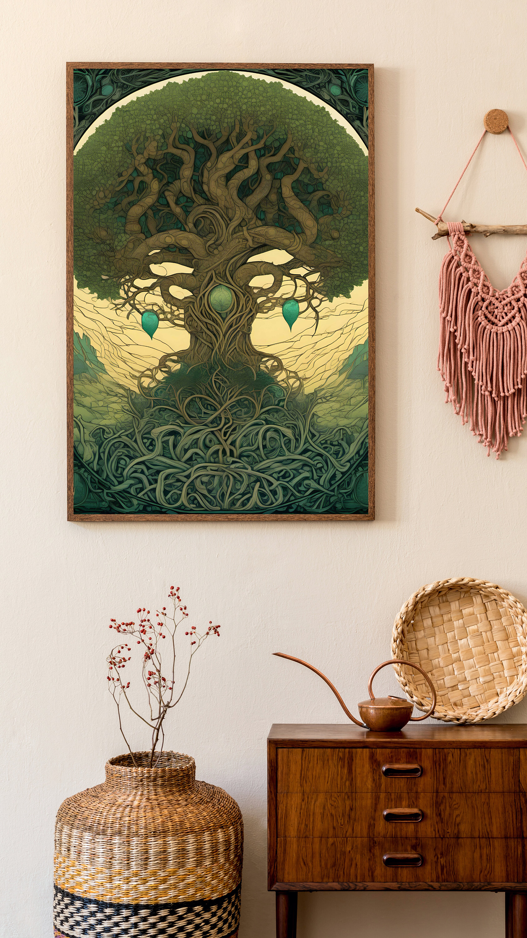 Yggdrasil Printable Tree of Life - Norse Mythology Digital Download ...