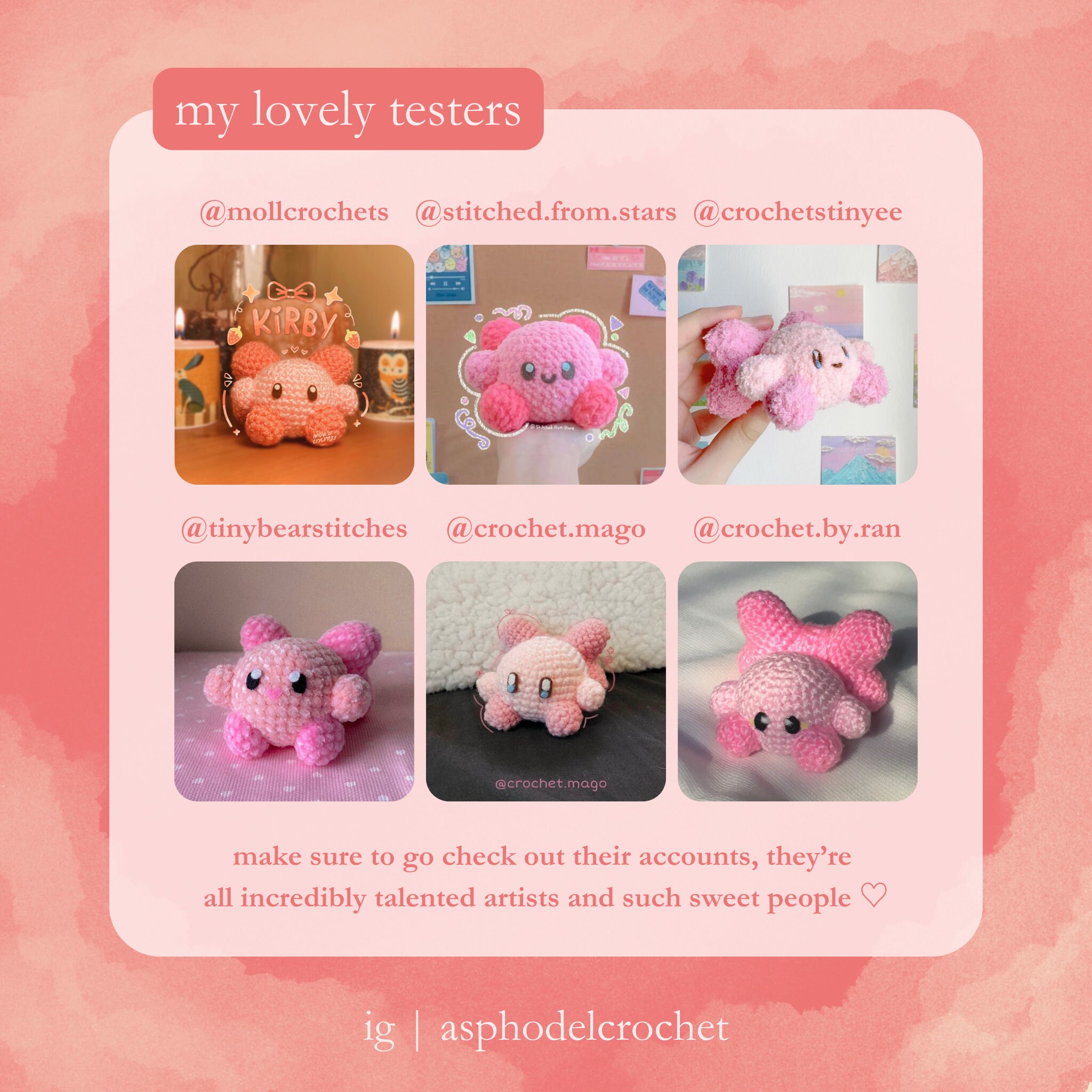 Kirbette Crochet PDF Pattern Amigurumi Coquette Kawaii Cute Soft ...