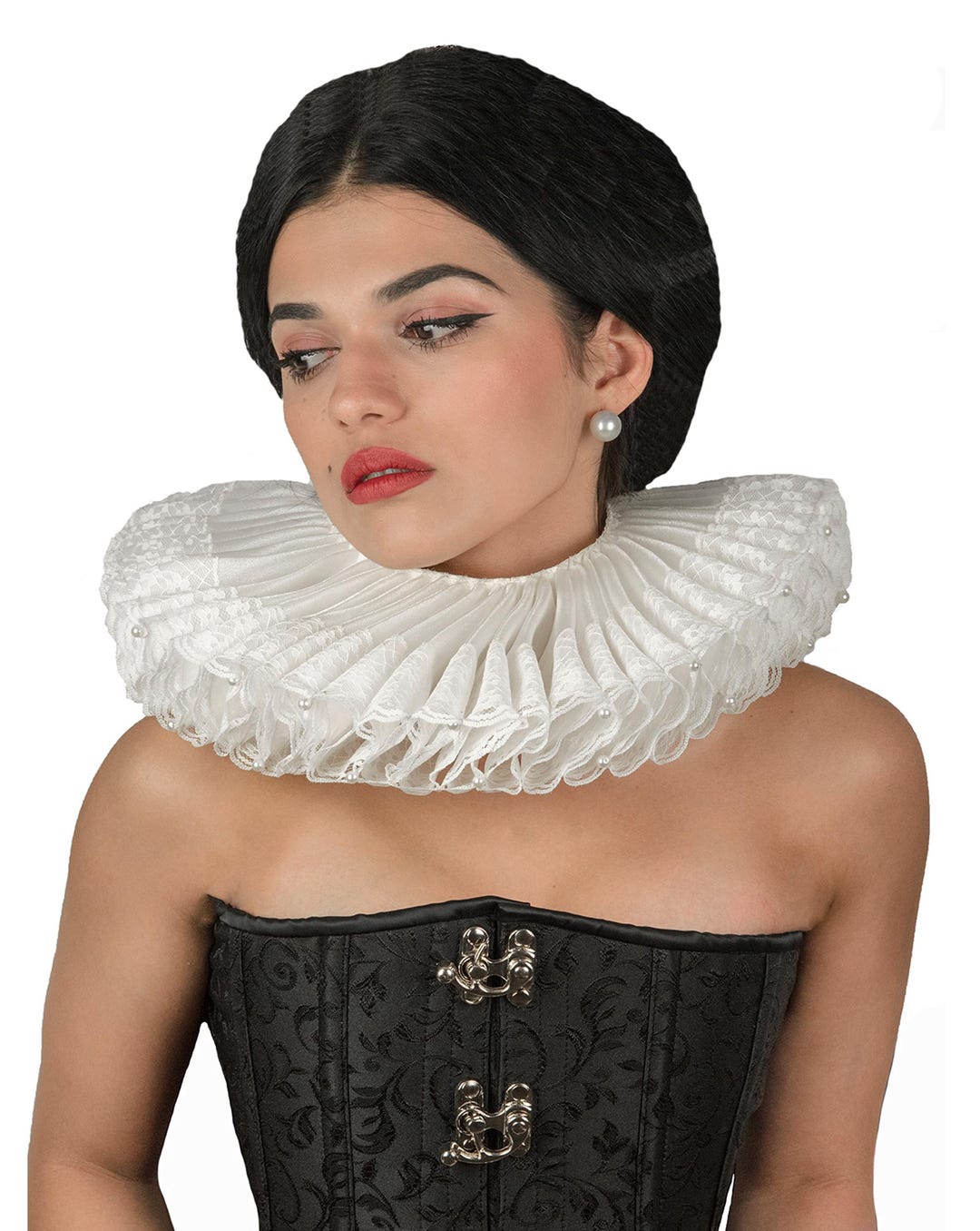 Elizabethan Renaissance Neck Ruff Collar , Neck Ruff Accessories ...