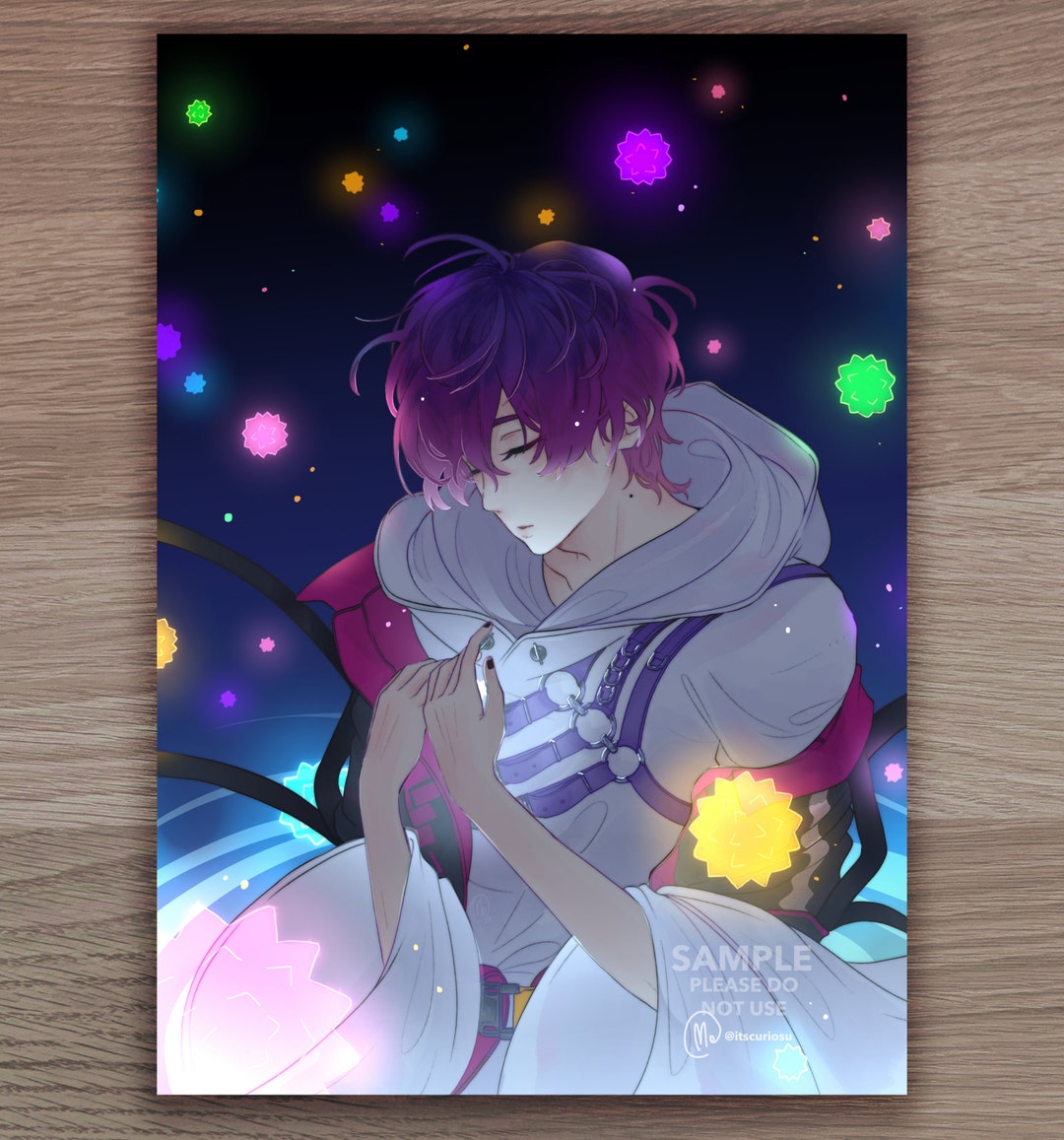 Nijisanji Uki Violeta Art Print/poster A5/A4/A3 - Etsy