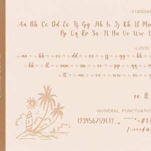 Aloha Font, Font With Tails, Handwritten Fonts, Crafters Font, Cricut ...