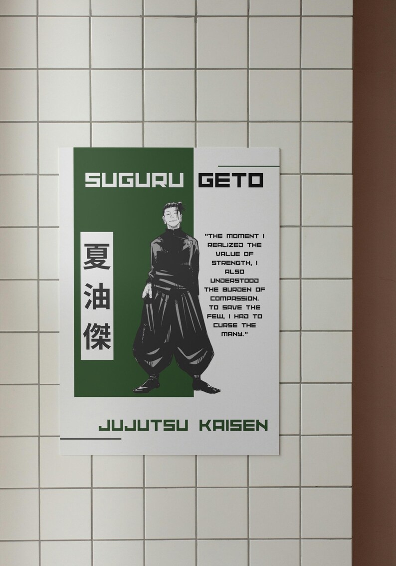 Jujutsu Kaisen Poster Set | Anime Wall Art Bundle A3 | Yuji Itadori ...