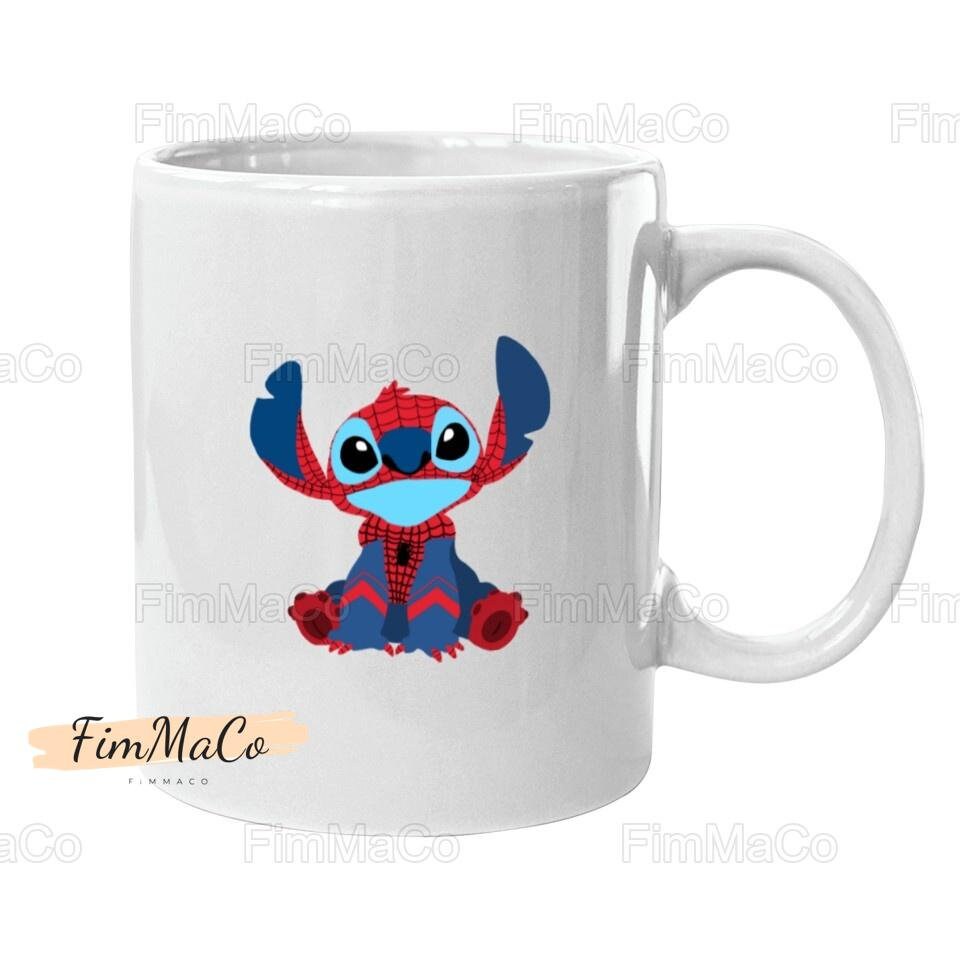 Stitch Spiderman Mug, Lilo Stitch Coffee Mug, Stitch Tea Mug, Stitch ...