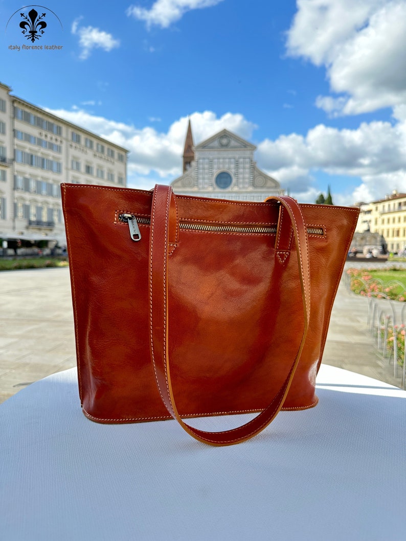 Genuine Leather Italian Handmade Women Bag Everyday Bag-working Bag ...