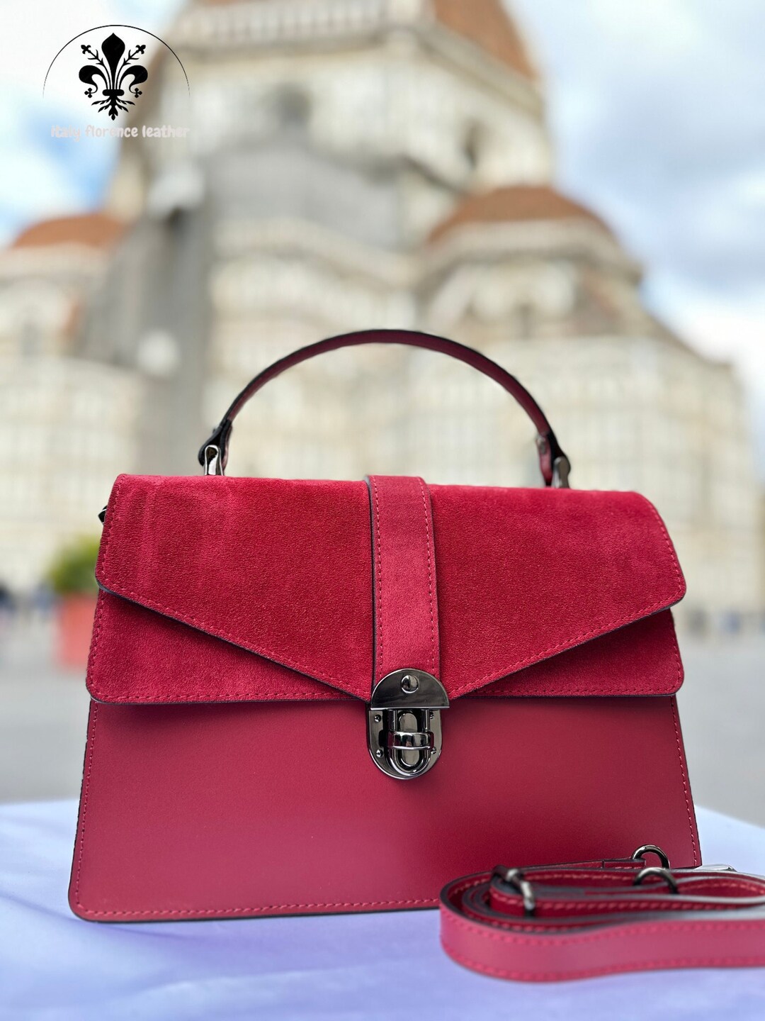 Genuine Leather Stylish and Elegant Woman Leather Bag//elegant Leather ...