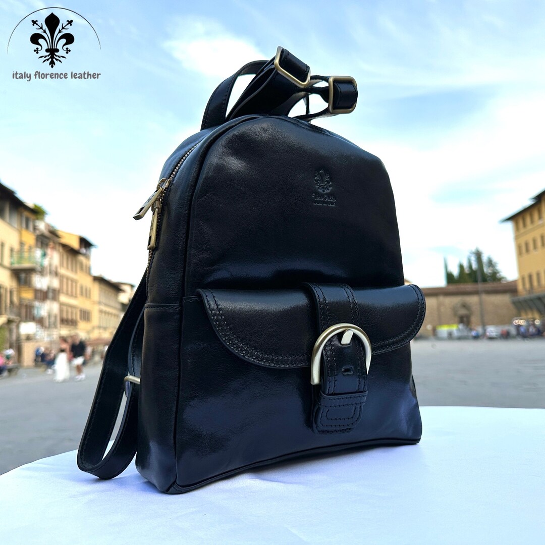 Authentic Italian Leather Backpack/ Everyday Backpack/handmade Bagpack ...