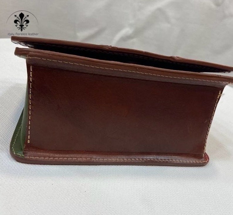 Genuine Leather Hand and Crossbody Bag From Italy/elegant Italian Flag ...