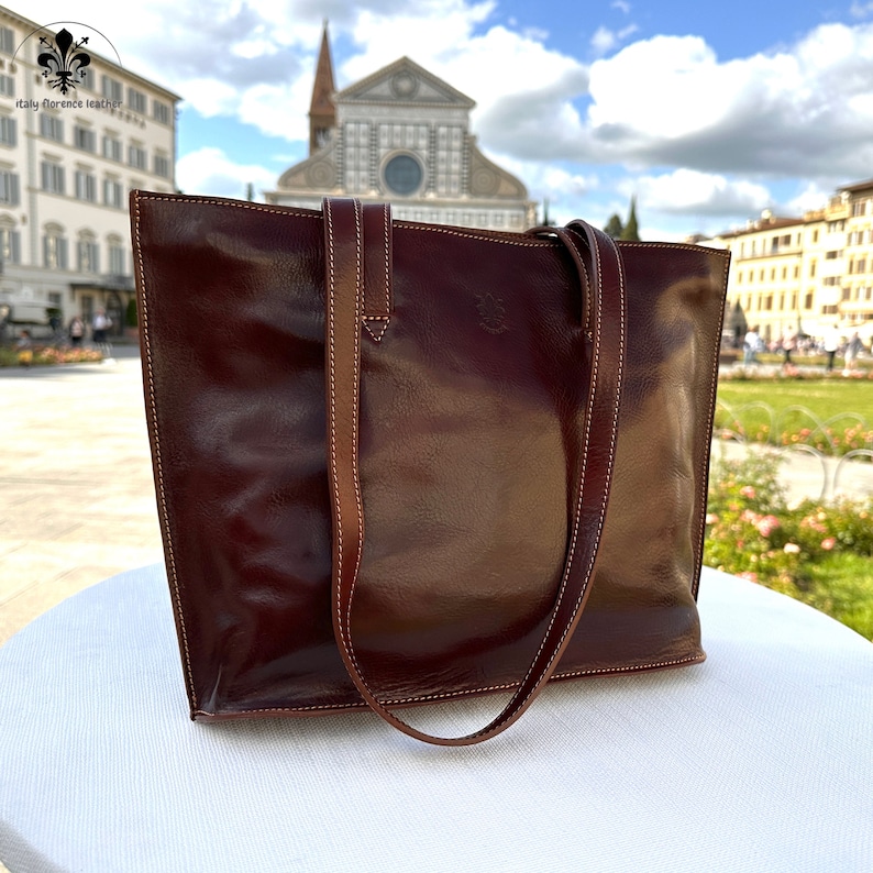 Genuine Leather Italian Handmade Women Bag Everyday Bag-working Bag ...