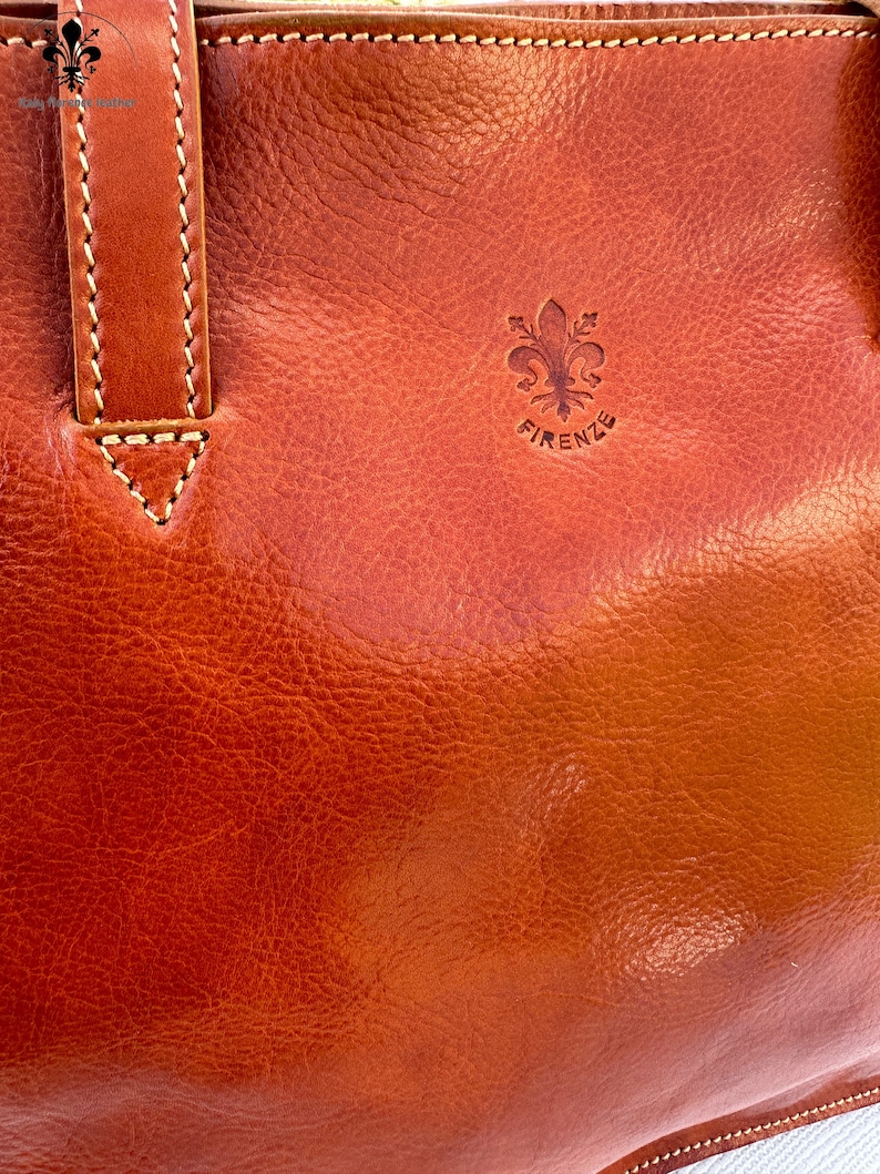 Genuine Leather Italian Handmade Women Bag Everyday Bag-working Bag ...