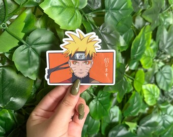 Super Cute Naruto Theme Die-cut Sticker – 2x2 Anime Style for Fans and ...