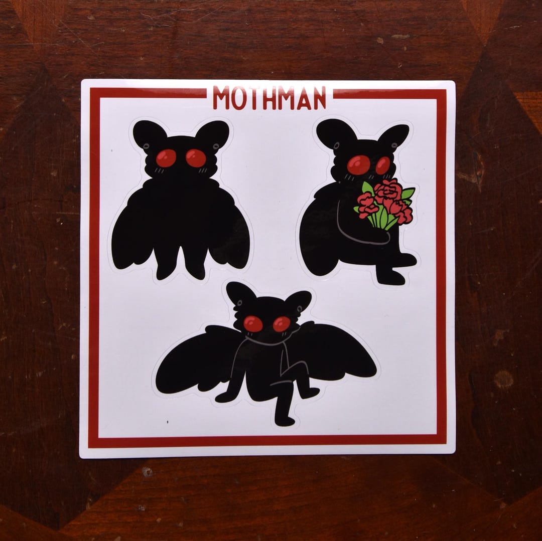 Mothman Stickers - Etsy