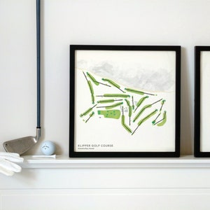 Klipper Golf Course, Kaneohe Bay, Hawaii - Golf Art Poster, Printed on ...