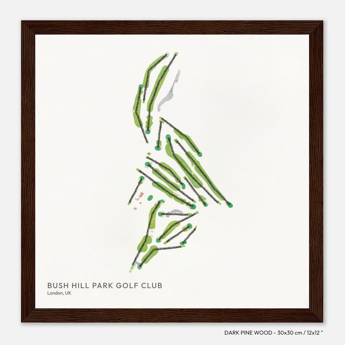 Bush Hill Park Golf Club, London, UK Golf Gift Idea, Golf Souvenir ...