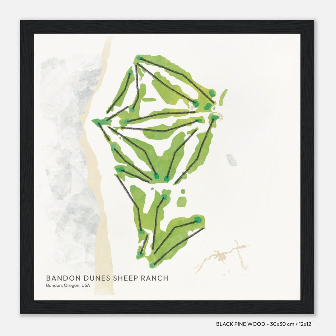 Bandon Dunes Sheep Ranch, Bandon, Oregon, USA - Golf Gift Idea, Golf ...