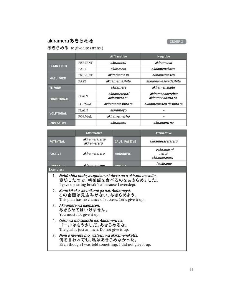 600 Basic Verbs in Japanese: the Essential Reference Guide Japanese ...