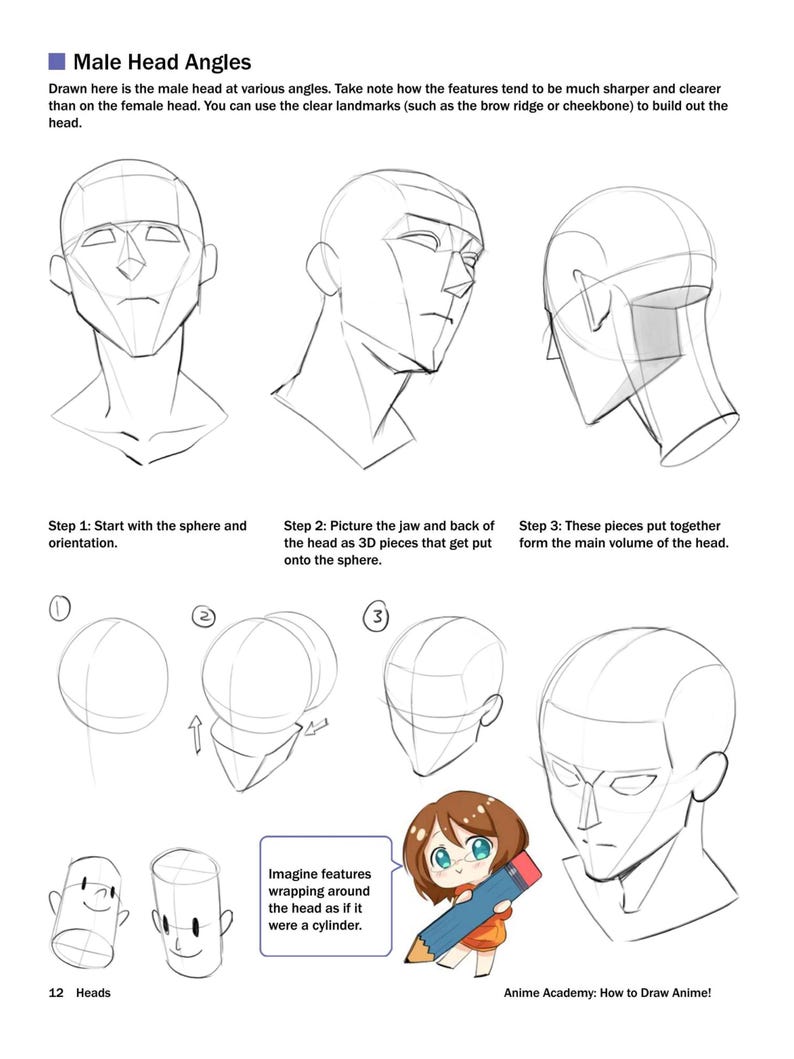 Anime Drawing Book | How to Draw Manga for Beginners | Learn Anime ...