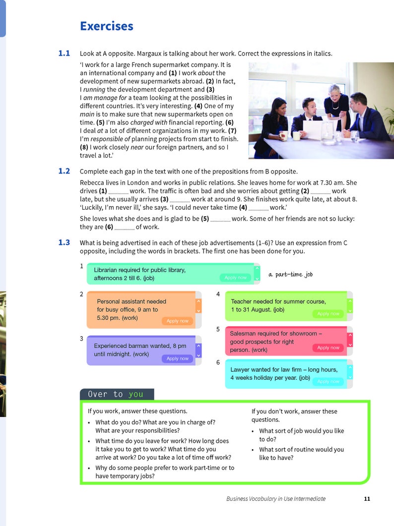 English Business Vocabulary in Use: A Self-study Reference and Practice ...