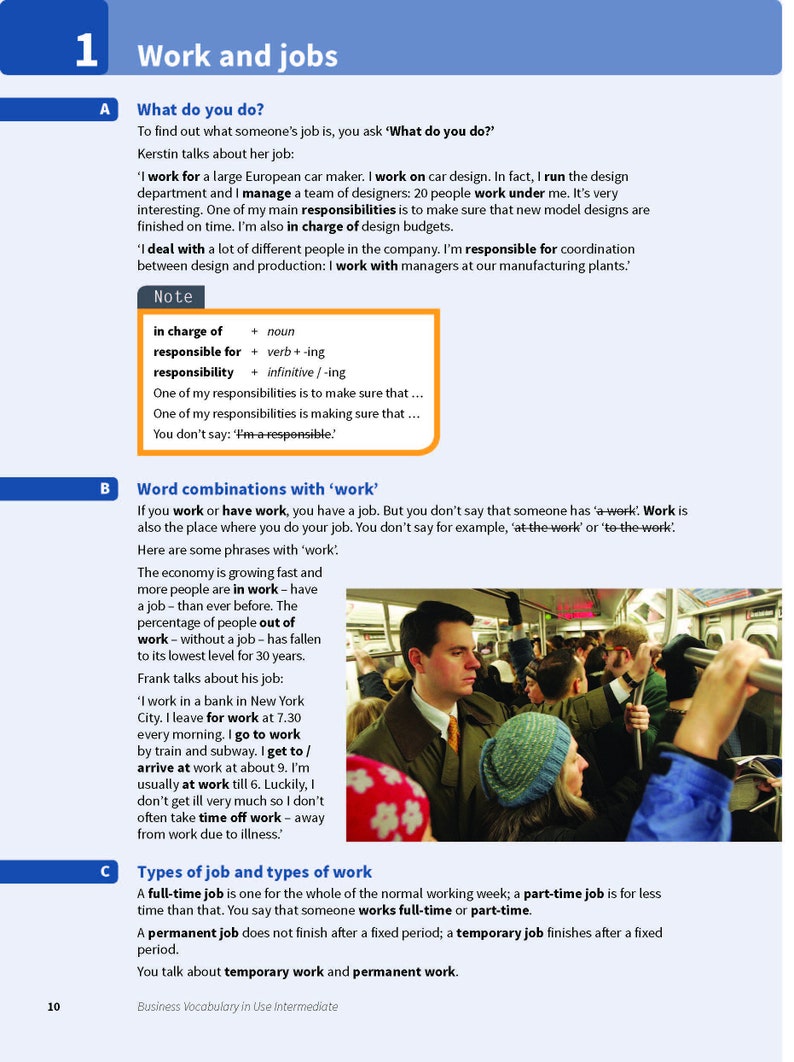 English Business Vocabulary in Use: A Self-study Reference and Practice ...