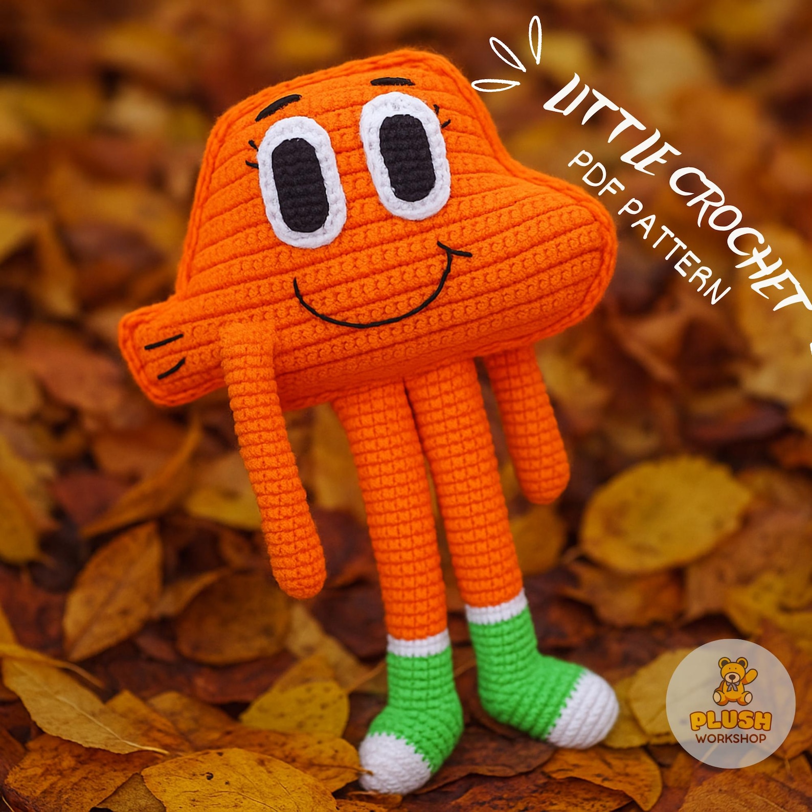 Darwin Watterson Amigurumi Crochet Toy Pattern PDF | Tutorials in ...