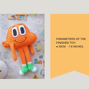 Darwin Watterson Amigurumi Crochet Toy Pattern PDF | Tutorials in ...