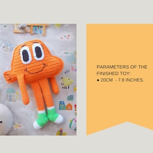 Amigurumi Fish Darwin Crochet Toy Pattern PDF, Stuffed Plush Easy Cute ...