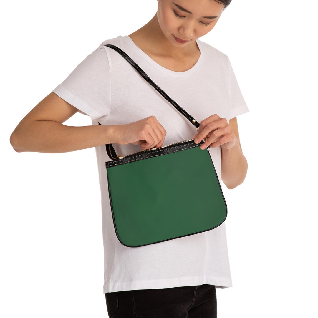 Shoulder Bag, Deep Forest Green Color, Versatile and Sophisticated ...