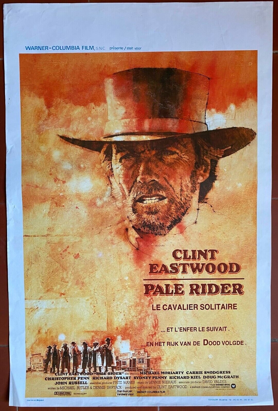 Original Cinema Poster PALE RIDER the Lone Horseman Clint Eastwood ...