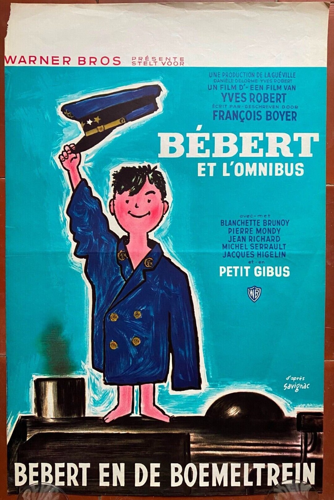 Original Cinema Poster BEBERT and THE OMNIBUS Yves Robert Raymond ...