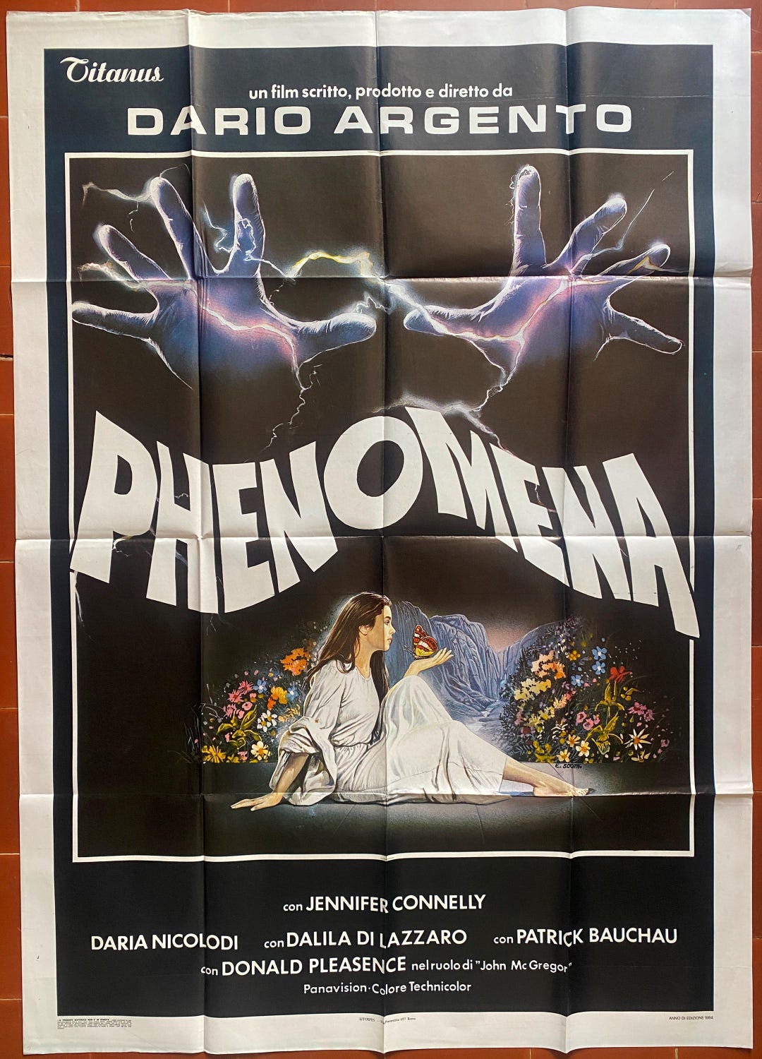 Original Cinema Poster PHENOMENA Jennifer Connelly DARIO ARGENTO Donald ...