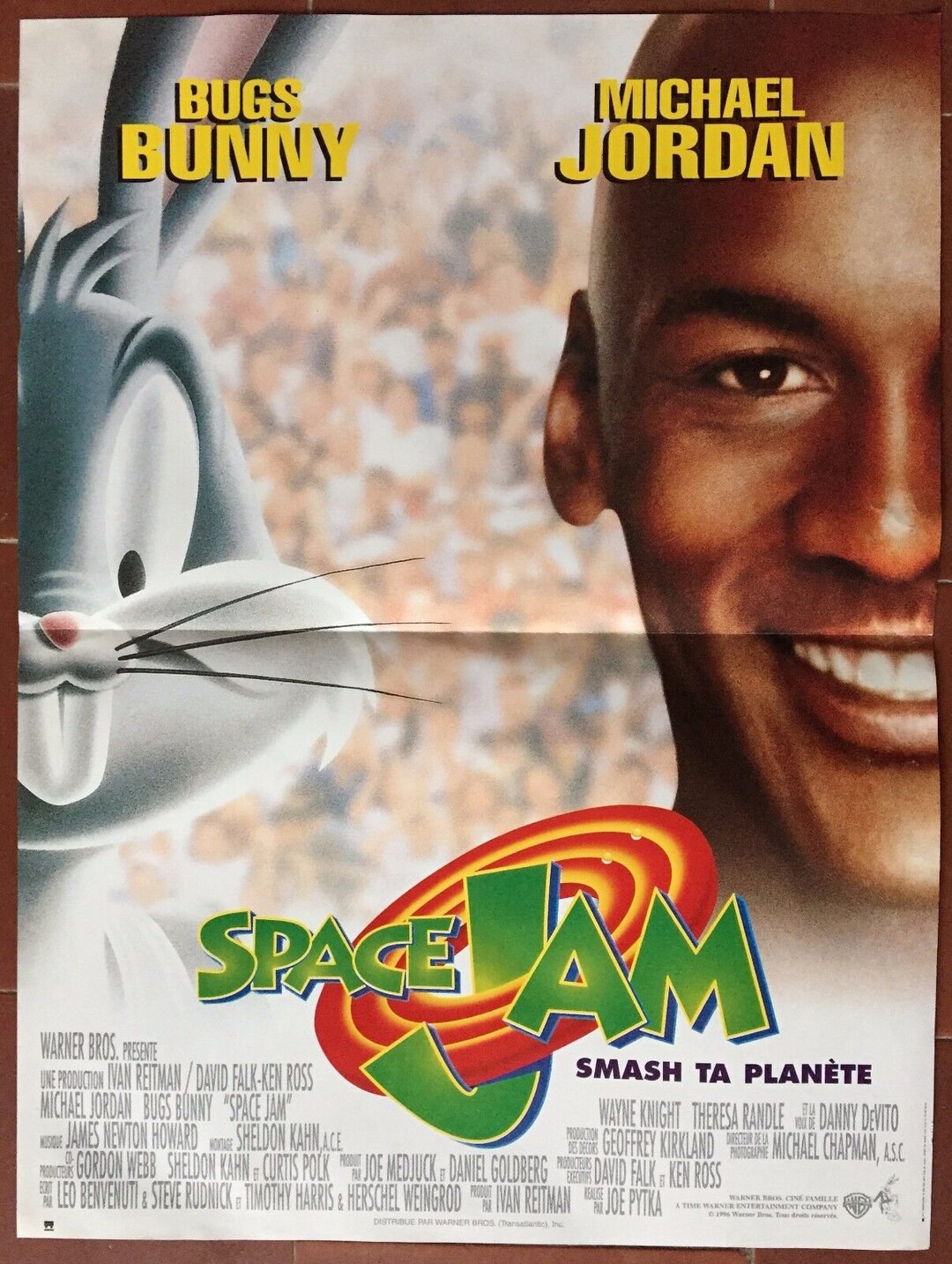 Original Cinema Poster SPACE JAM Joe Pytka Michael Jordan Basketball ...