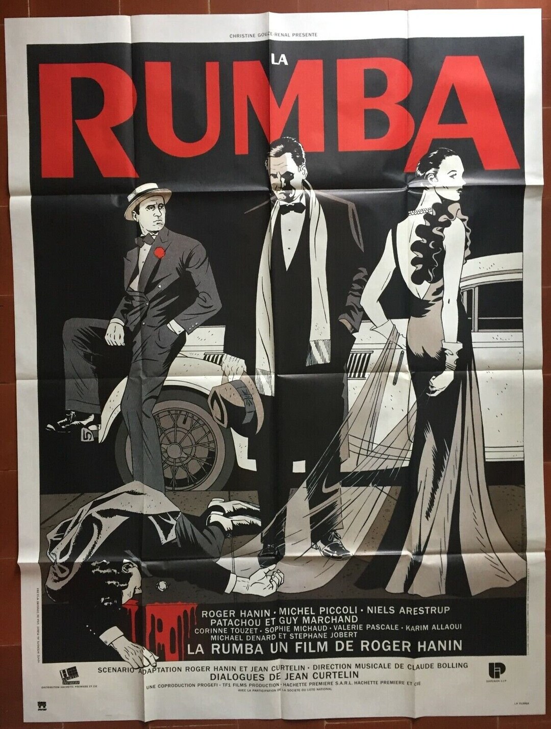 Original Cinema Poster LA RUMBA Michel Piccoli Roger Hanin Niels ...