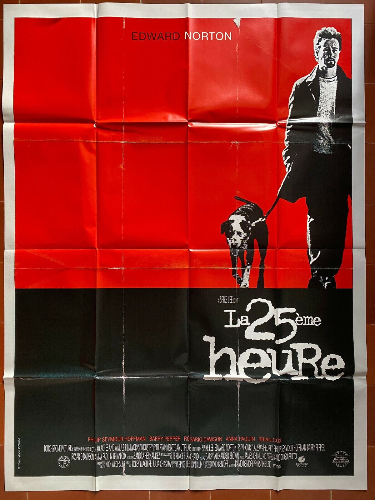 Original Cinema Poster LA 25ème HEURE 25th Hour Spike Lee Edward Norton ...
