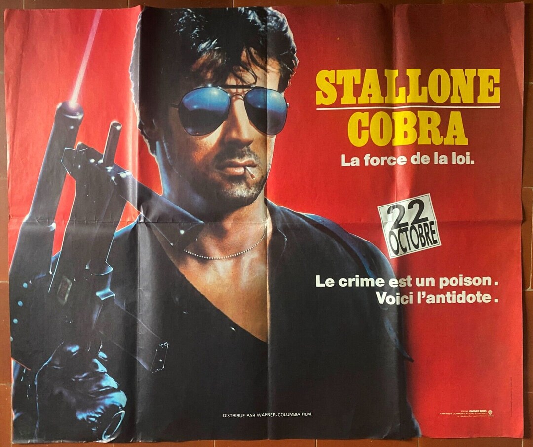 Original Cinema Poster COBRA George P Cosmatos Sylvester Stallone ...