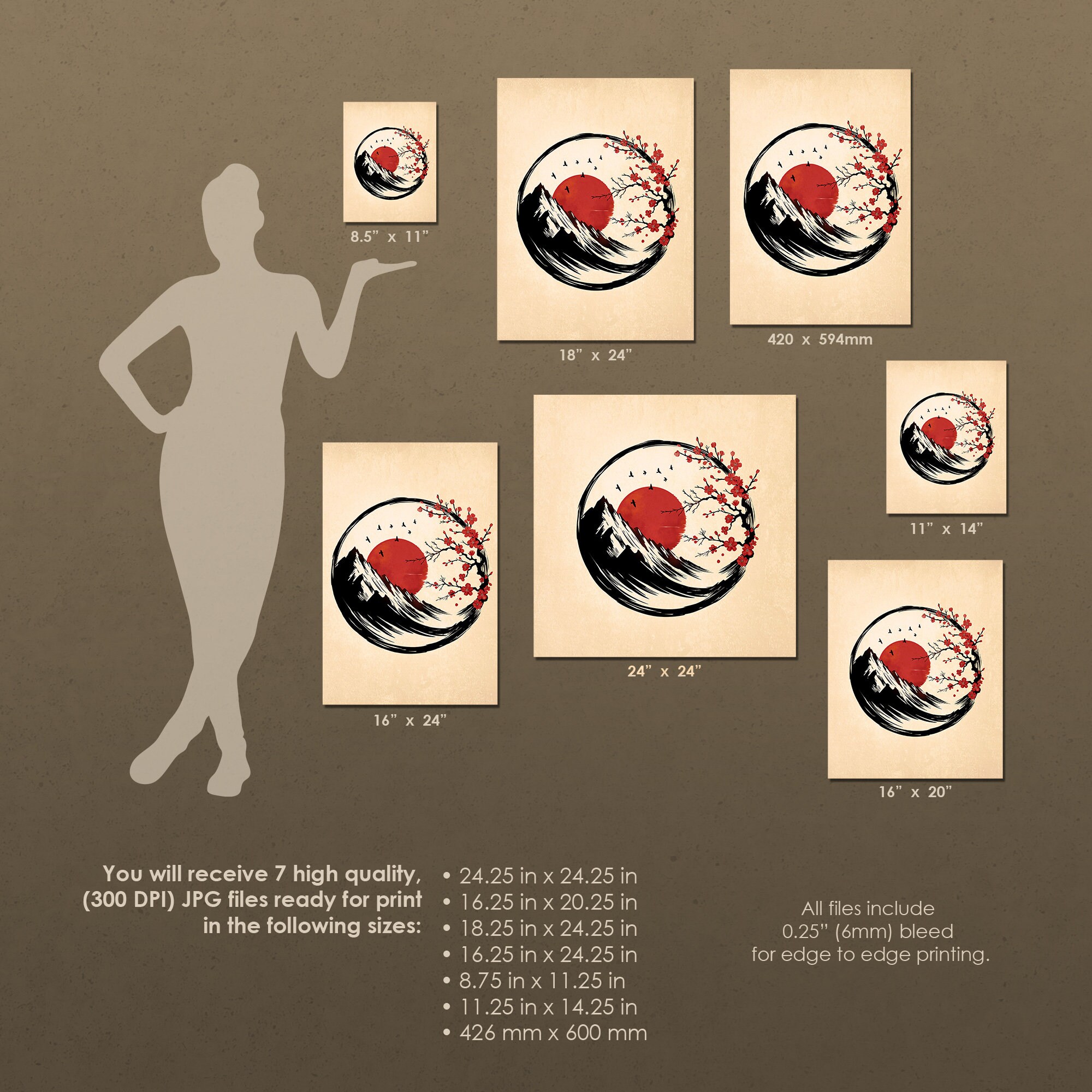 Enso Zen: Dawn's Tranquility. Printable Wall Art, Digital Download ...