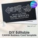 Tiling Services Business Card Template, Editable Canva, Tile ...