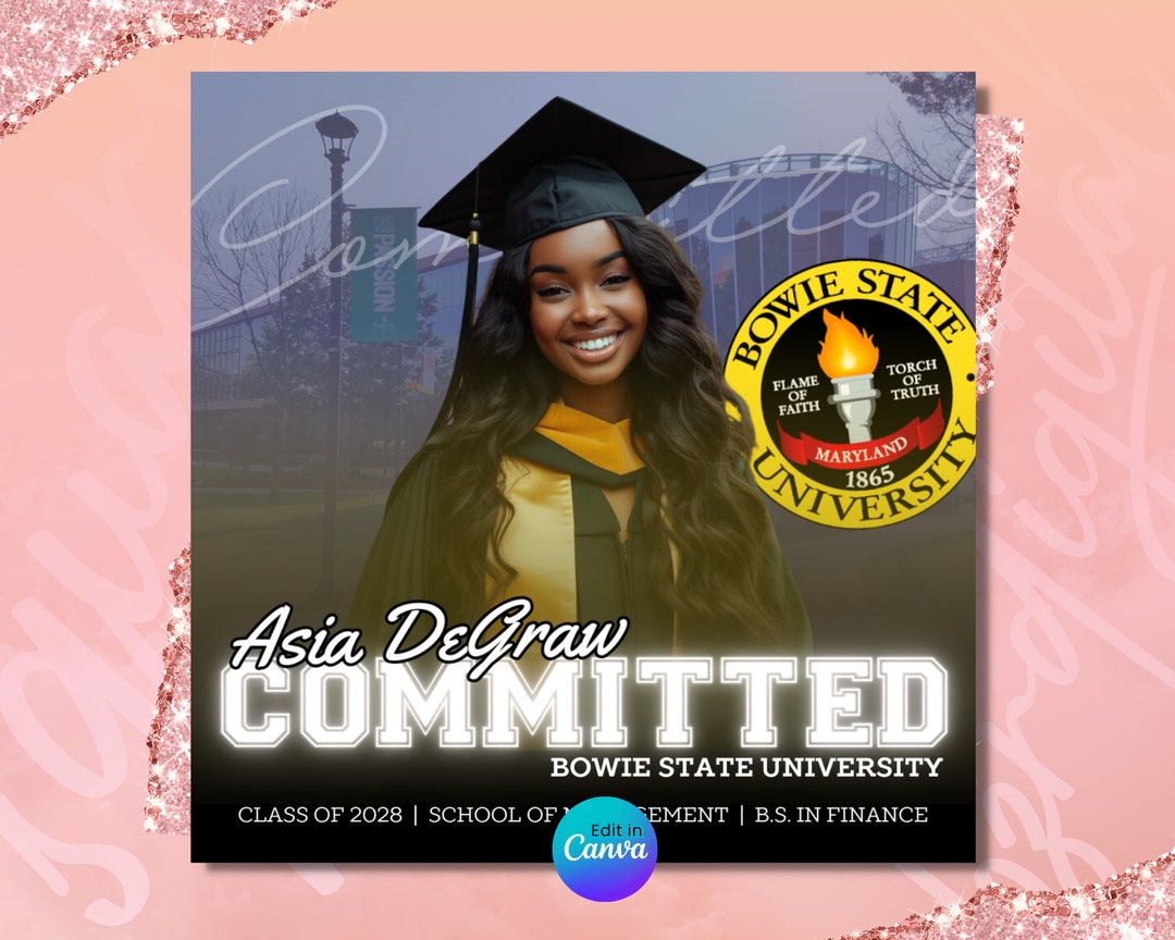 College Decision Day Flyer, Graduation, HBCU, PWI, Social Media College ...