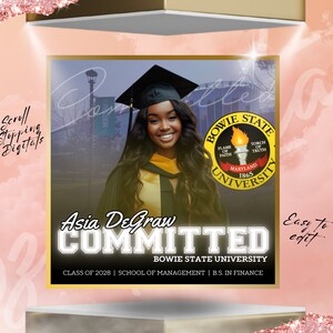 College Decision Day Flyer, Graduation, HBCU, PWI, Social Media College ...