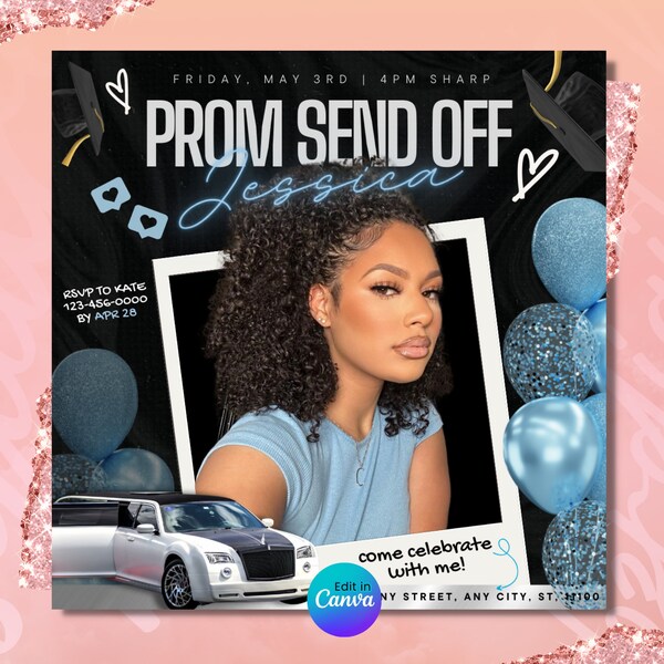 Prom Send off Flyer - Etsy