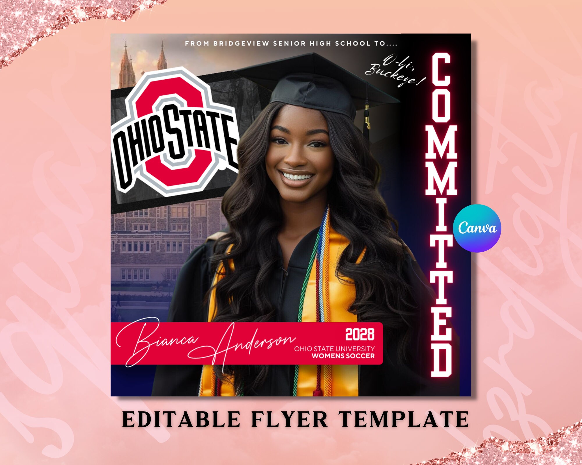 College Decision Day Flyer, Graduation, HBCU, PWI, Social Media College ...