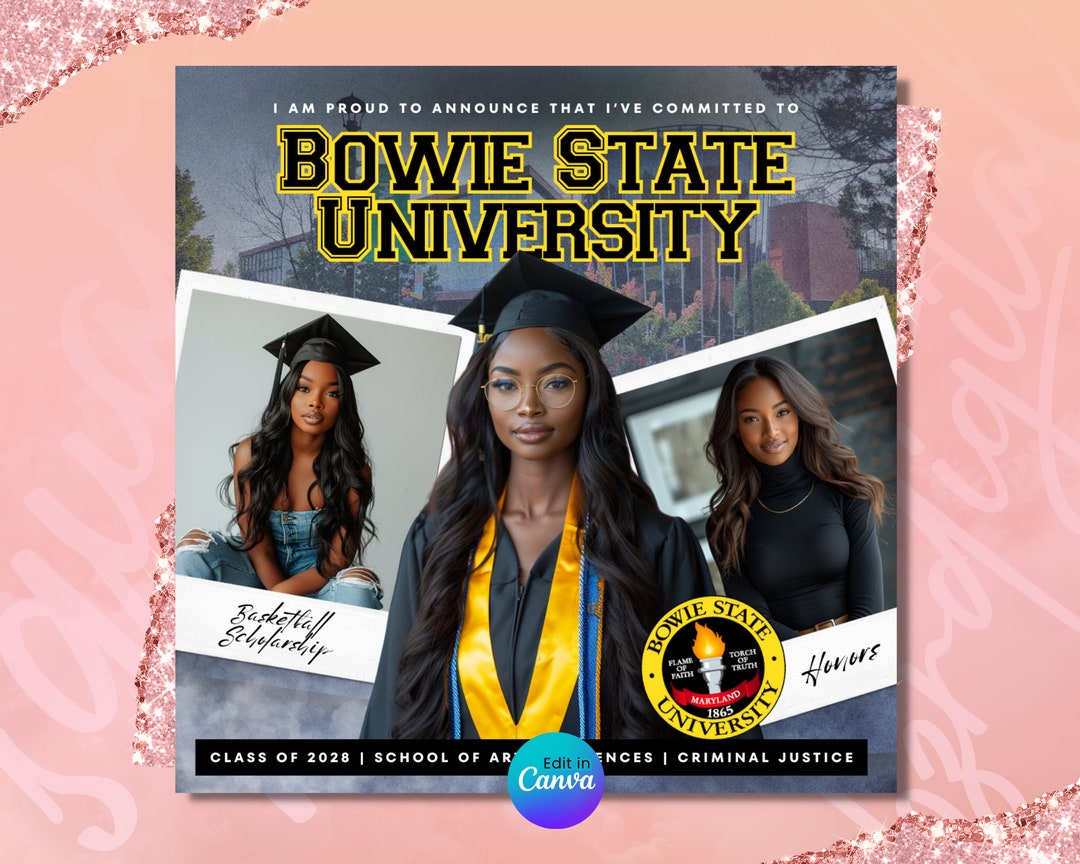 College Decision Day Flyer, Senior Graduation, HBCU, PWI, Social Media ...