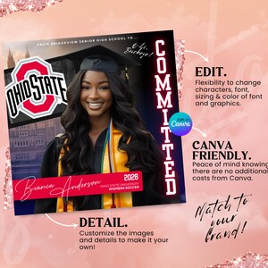 College Decision Day Flyer, Graduation, HBCU, PWI, Social Media College ...