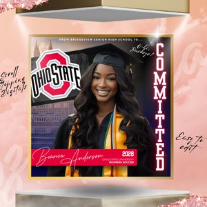 College Decision Day Flyer, Graduation, HBCU, PWI, Social Media College ...