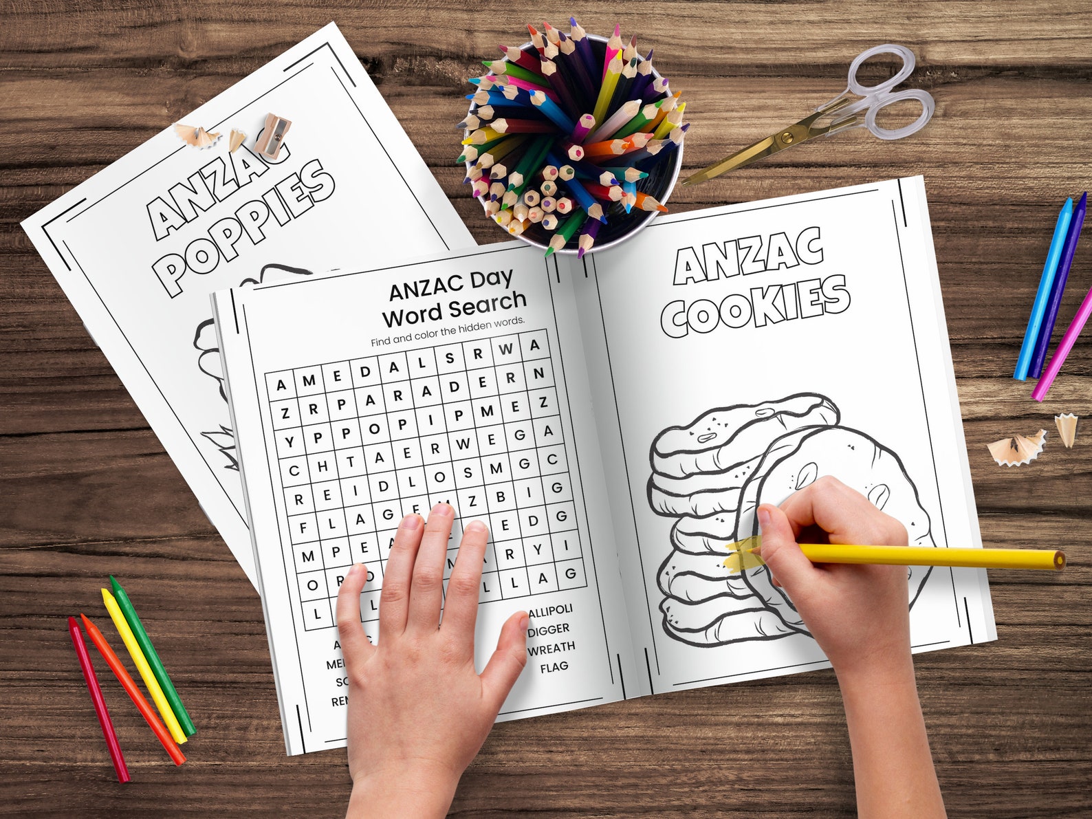 Anzac Day Coloring Pages for Kids, Anzac Day Activity Pack, Anzac Day ...