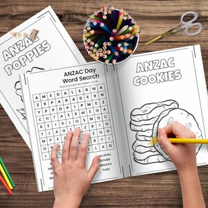 Anzac Day Coloring Pages for Kids, Anzac Day Activity Pack, Anzac Day ...