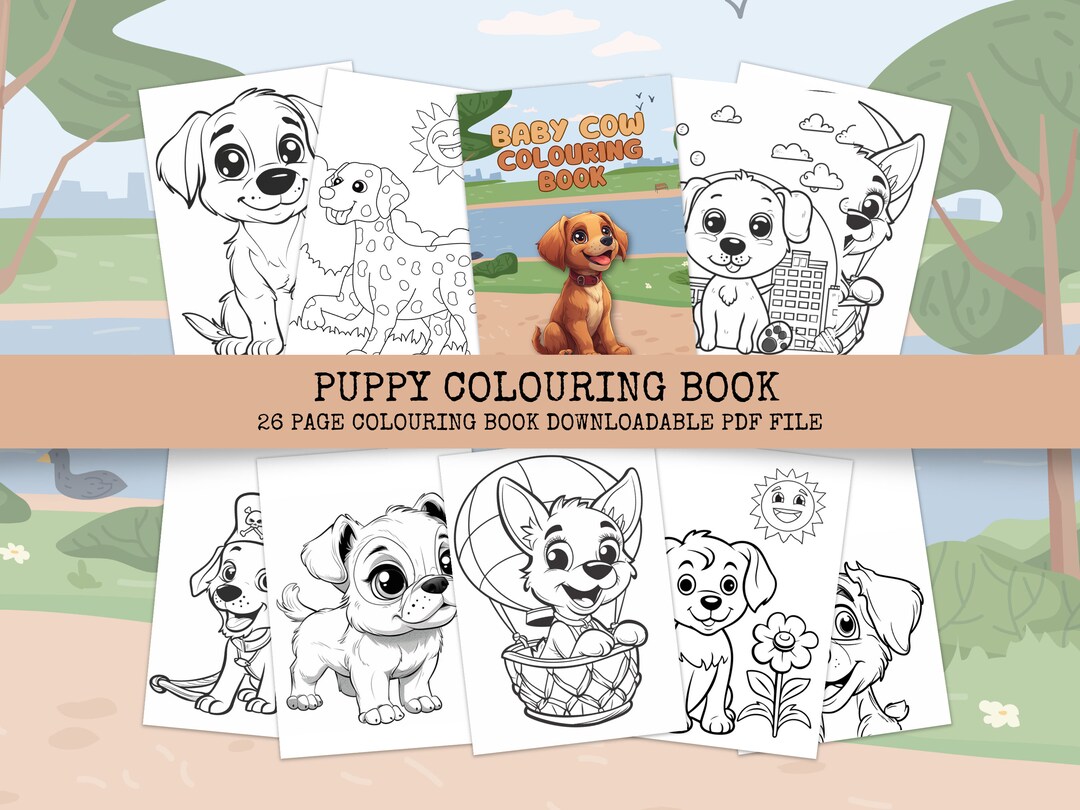 Puppy Coloring Pages 23 Printable Puppy Coloring Pages for Kids, Boys ...