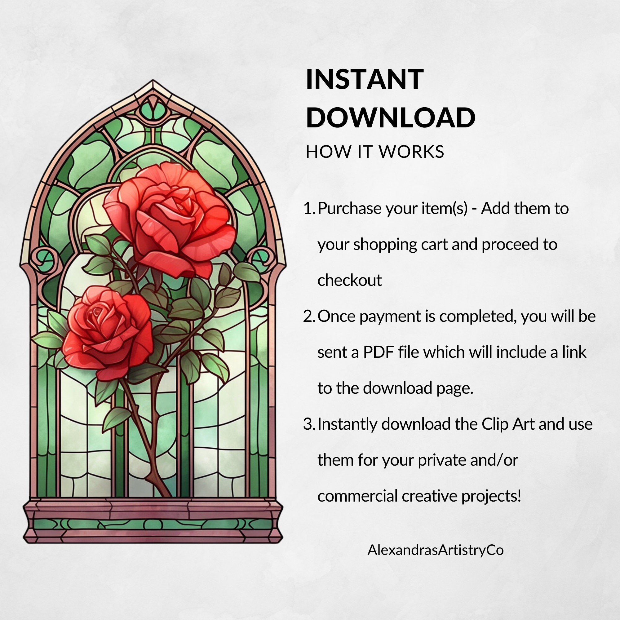 Stained Glass Windows Clipart, Arched Window With Flowers, , Colourful ...